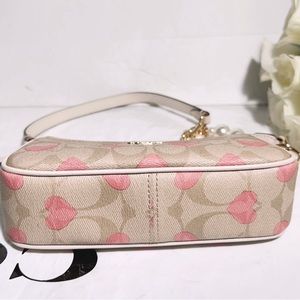 Coach | Bags | Coach Nolita 9 In Signature Canvas With Heart Print ...